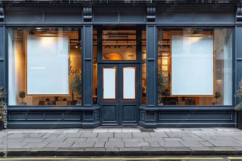 Elegant Boutique Storefront With Soft Lighting And Clean Design Great
