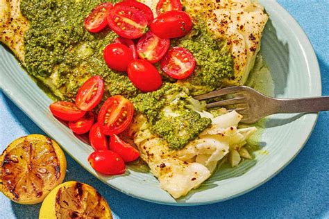 Pesto Salmon With Crispy Breadcrumbs The Mediterranean Dish