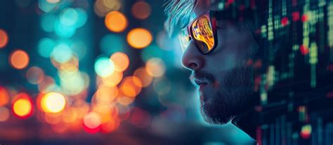 Premium Photo Futuristic Stock Financial Forex Trader Charts Blurred