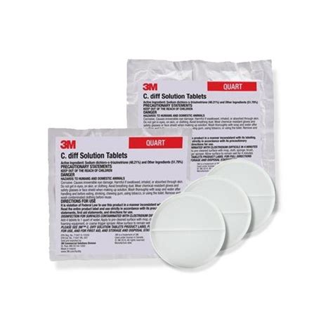 3m C Difficile Disinfectant Solution Tablet Medline