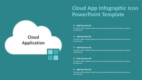 Cloud App Infographic Icon Powerpoint Template Ppt Templates