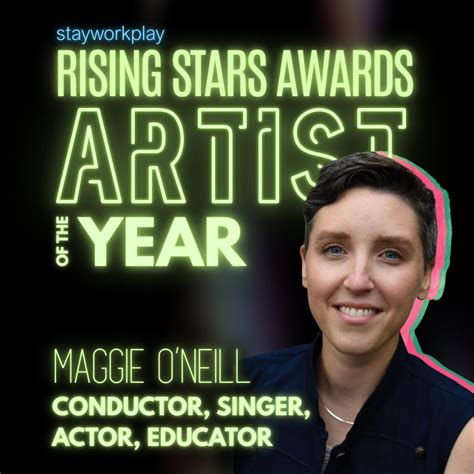 Congratulations To Maggie Oneill The 2025 Artist Of The Year 🎶 Maggie Is A Conductor Actor