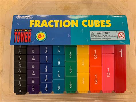 Fraction Cubes Fraction Tower 興趣及遊戲 書本 And 文具 小朋友書 Carousell