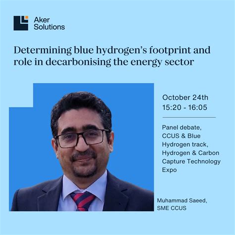 From Hydrogen To Ccus Meet Aker Solutions In Hamburg Next Week Were Getting Ready For Carbon