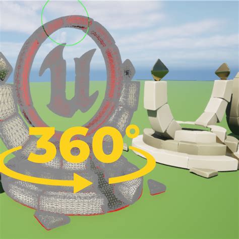 Static Mesh Seperate Modeling Rotating Movement Unreal Engine 52