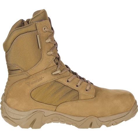 Bates Mens Gx 8 Waterproof Composite Toe Side Zip Work Boots Academy