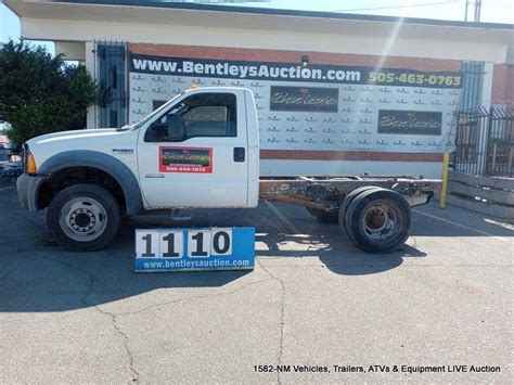 2006 Ford F 450 Power Stroke Turbo Diesel Incomplete Chassis Cab