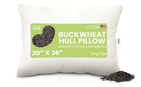 Bean Products Wheatdreamz King Size Organic Cotton Pillow With