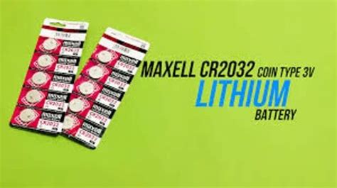 Maxell Lithium Button Cell Battery At ₹ 22piece Lithium Button Cell