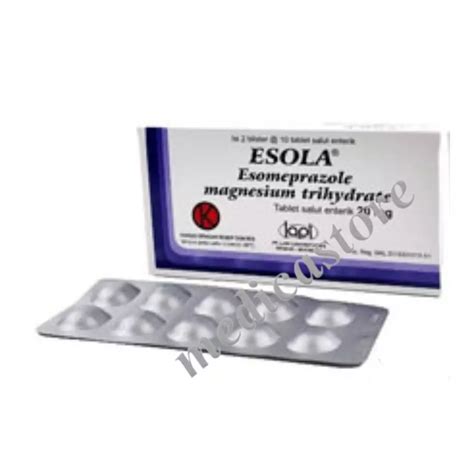 Esola 20 Mg Tablet Harga Manfaat Kandungan Dosis Indikasi