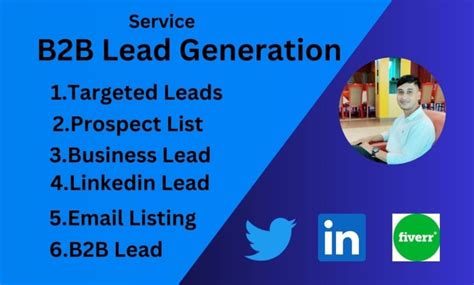 Do B2b Lead Generation Prospecting List And Business Lead By Jisan5107