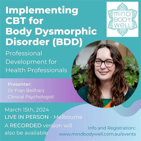 Implementing Cbt For Body Dysmorphic Disorder Bdd
