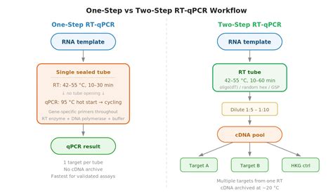 One Step Vs Two Step Rt Pcr How To Choose