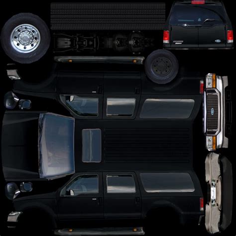 3d Model Excursion Suv