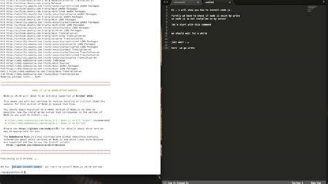 Install Node Js And Npm Youtube
