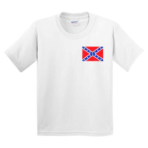 Classic Confederate Flag Youth T Shirt