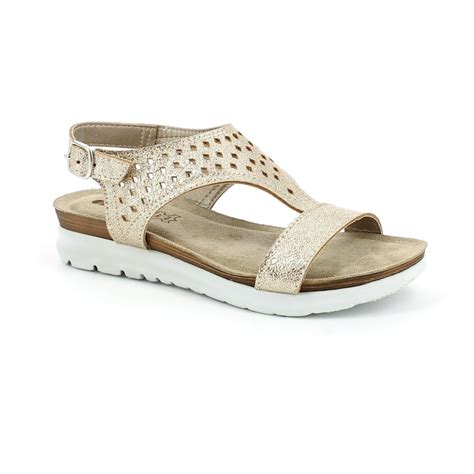Tu0037 Gold Womens From Strolling 4 Shoes Uk