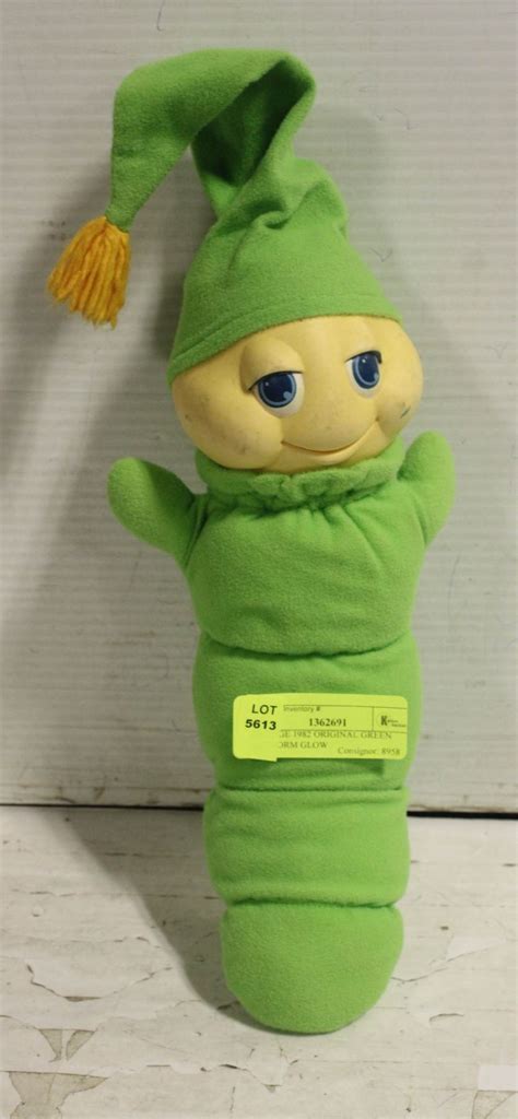 Vintage 1982 Original Green Gloworm Glow