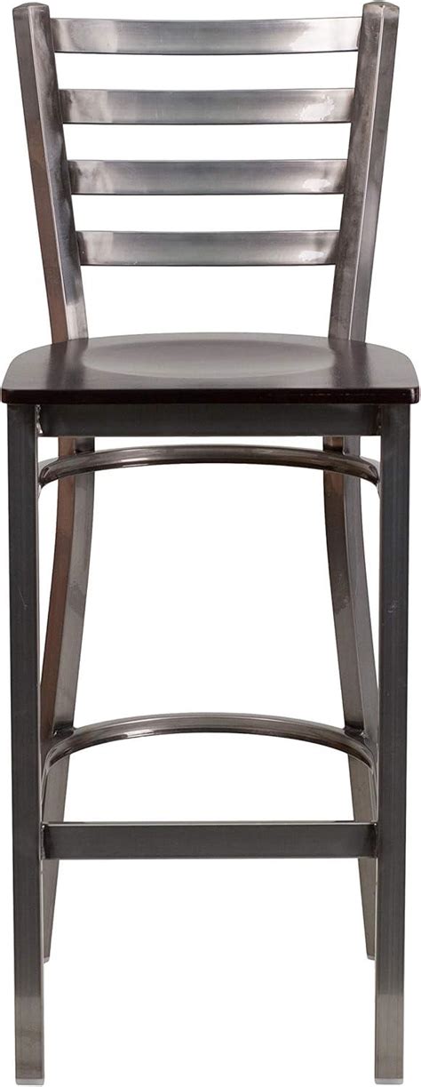 Flash Furniture 2 Pack Hercules Series Silver Antique Finish With Clear