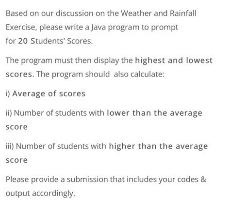 Solved Based On Our Discussion On The Weather And Rainfall