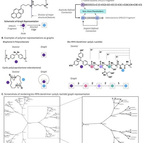 Graph Representation Of Polymers A An Example Of How Polymer Download Scientific Diagram