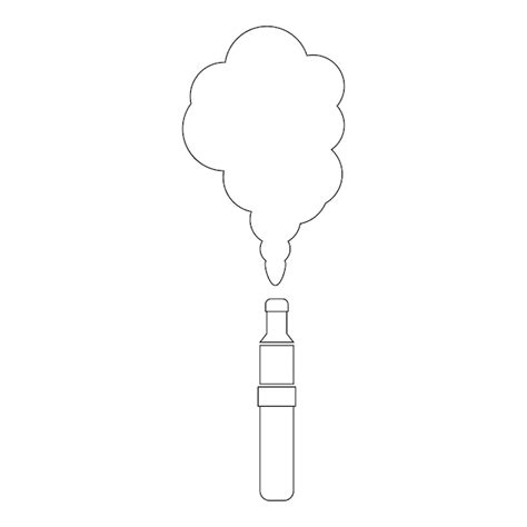 Premium Vector Vaping Icon