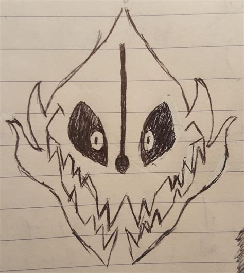The Gaster Blaster Drawing Im Proud Of Rundertale