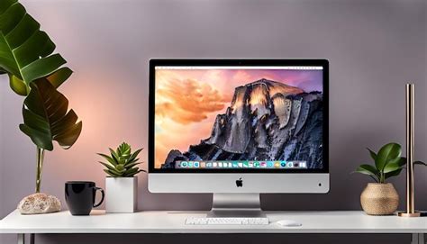 Imac 2024 M1 Mockup With Extra Screen Premium Ai Generated Image
