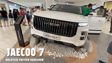 Jaecoo J7 White Preview Roadshow In Malaysia One Utama Youtube