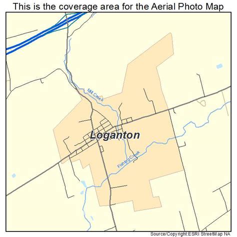 Aerial Photography Map Of Loganton Pa Pennsylvania