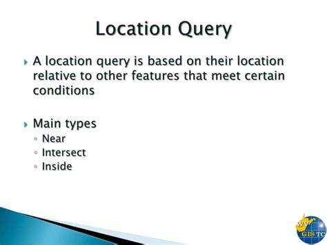 Arcgis Queries 3nov2011 Pptx Databases Computer Software And
