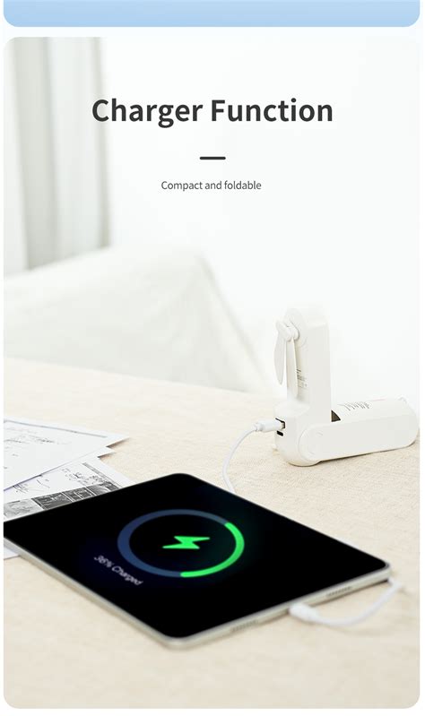 Simplus Pocket Fan Mini Rechargeable Handheld Cooling Electric Fan With