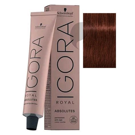 Igora Tinte Absolutes Rubio Oscuro Rojo Natural 6 80 X 60ml