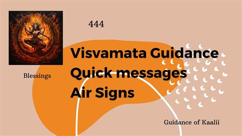 Quick Guided Message Visvamata Guidance Air Signs Meditation Harekrishnajapa Spirituality