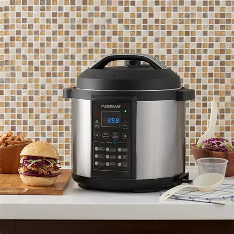 Farberware Programmable Digital Pressure Cooker 6 Quart Multi Cooker