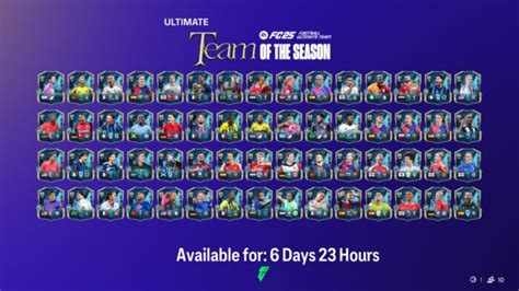 Fc 25 Ultimate Tots Brings 60 Top Rated Cards Back Into Packs Fifa