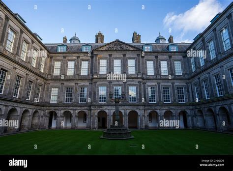 Detail Of The Ruined Holyrood Abbey At Palace Of Holyroodhouse In