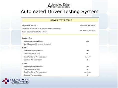 Ppt Automated Driver Testing System Powerpoint Presentation Free Download Id 3041752