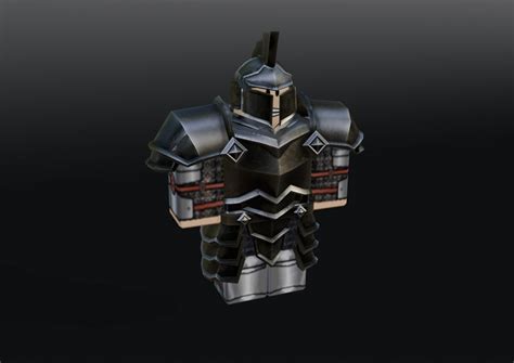 Roblox Elite Knight Armor Model Set Medieval Steel Plate Gear