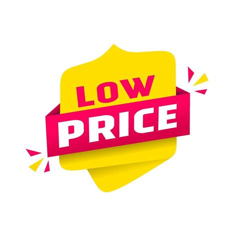 Lowest Price Logo Lowest Price Button Speech Bubble Banner Label