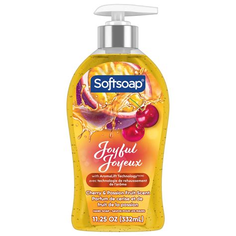 Softsoap Joyful Liquid Hand Soap Paraben Free Ph Balanced Cherry And