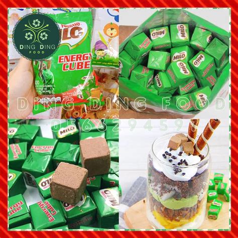 New Milo Cube Thailand 100 Energy Cube Tablets 275g Super Delicious Snack Ding Ding Food