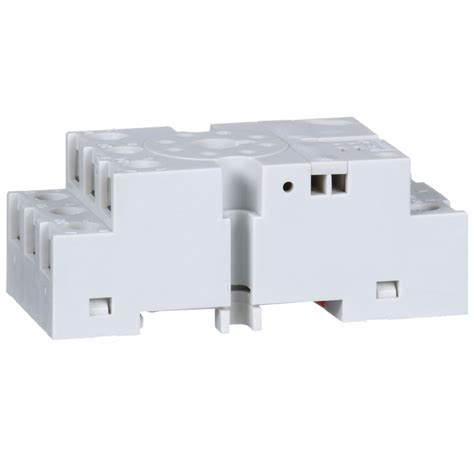 Schneider 16 A Rating Din Rail And Surface Socket Mounting Relay Socket 2dw02 8501nr52 Grainger
