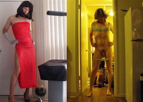 Crossdressers Models Striptease Photo 22