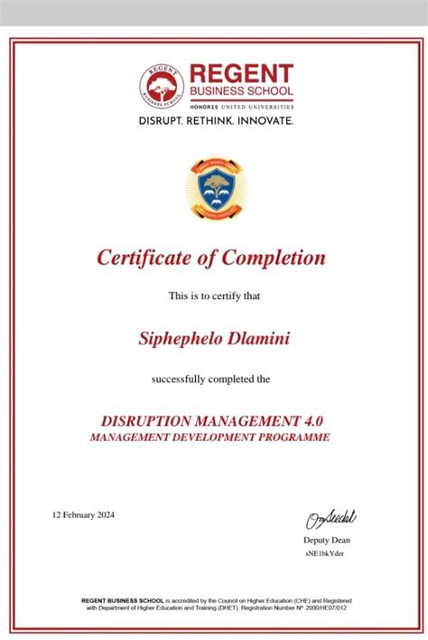 Happy To Have Completed The Disruption Management In The 4th Industrial