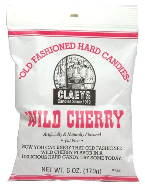Claeys Wild Cherry Candy 6 Oz