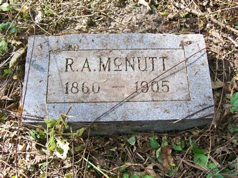 Robert Allen Mcnutt 1860 1905 Find A Grave Memorial