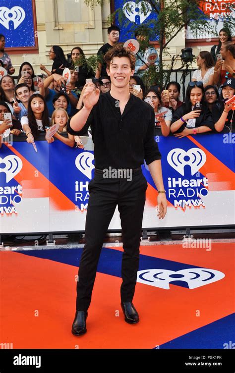 Toronto Ontario Canada 26th Aug 2018 Shawn Mendes Arrives At The