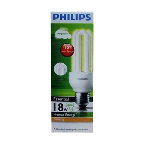 Jual Lampu Philips Essential W Watt W Watt Warm WhiteLight Kuning Kab Tangerang