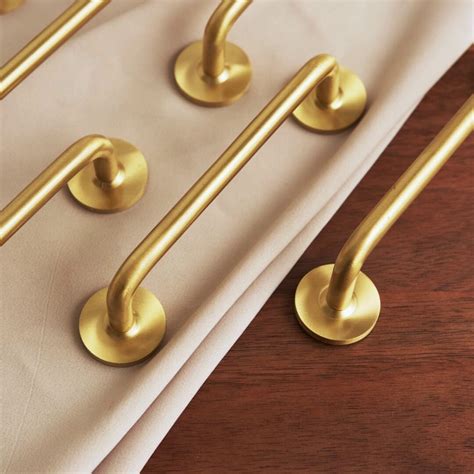 Extra Long Modern Brass Drawer Knobs Pullssolid Kitchen Pull Etsy